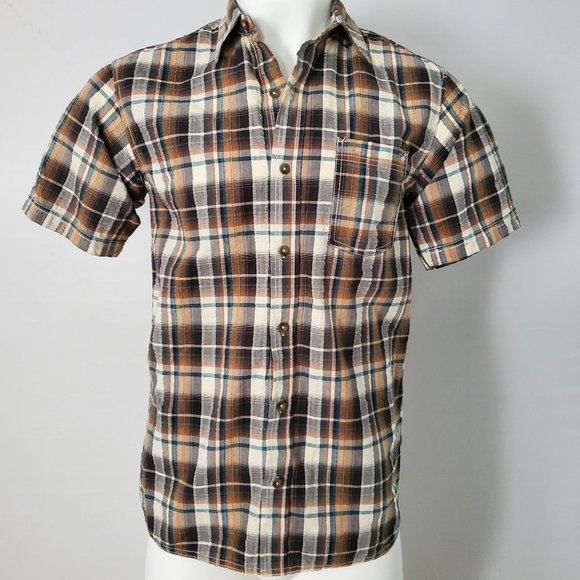 RedHead | Shirts | Redhead Short Sleeve Button Down Size M | Poshmark
